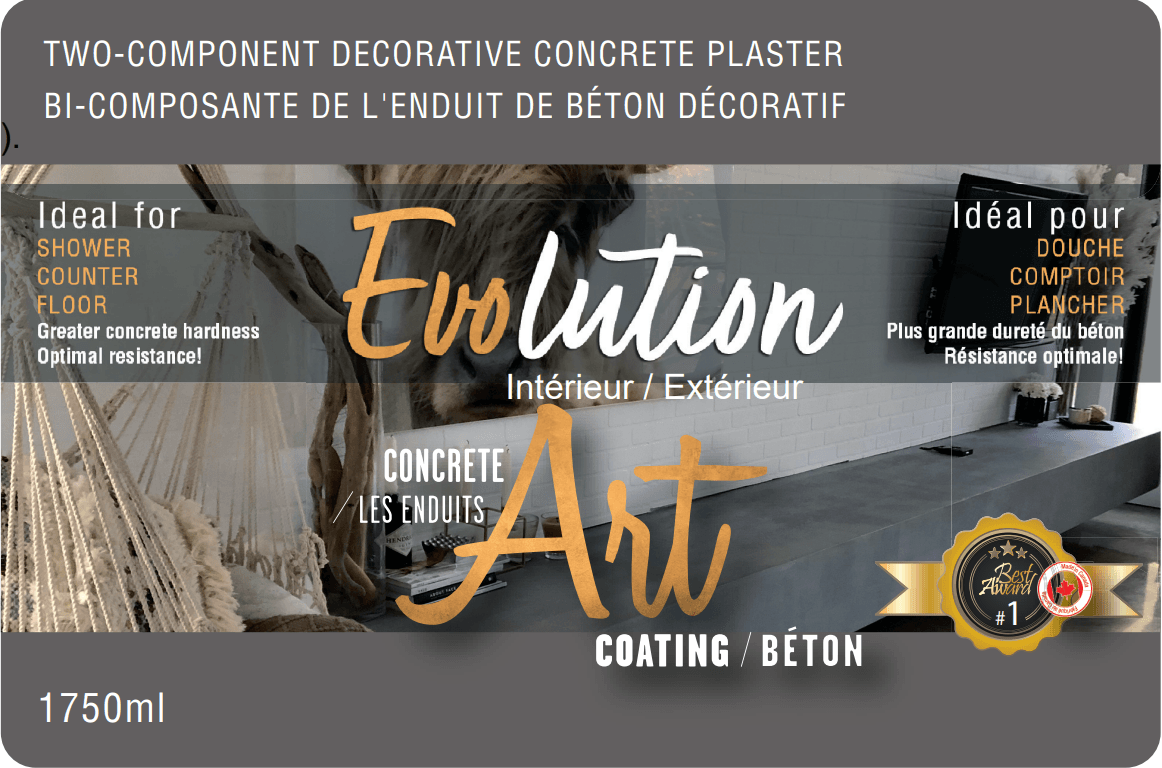 KIT ÉVOLUTION Uréthane DOUCHE / COMPTOIRS / PLANCHER et toutes surface ...