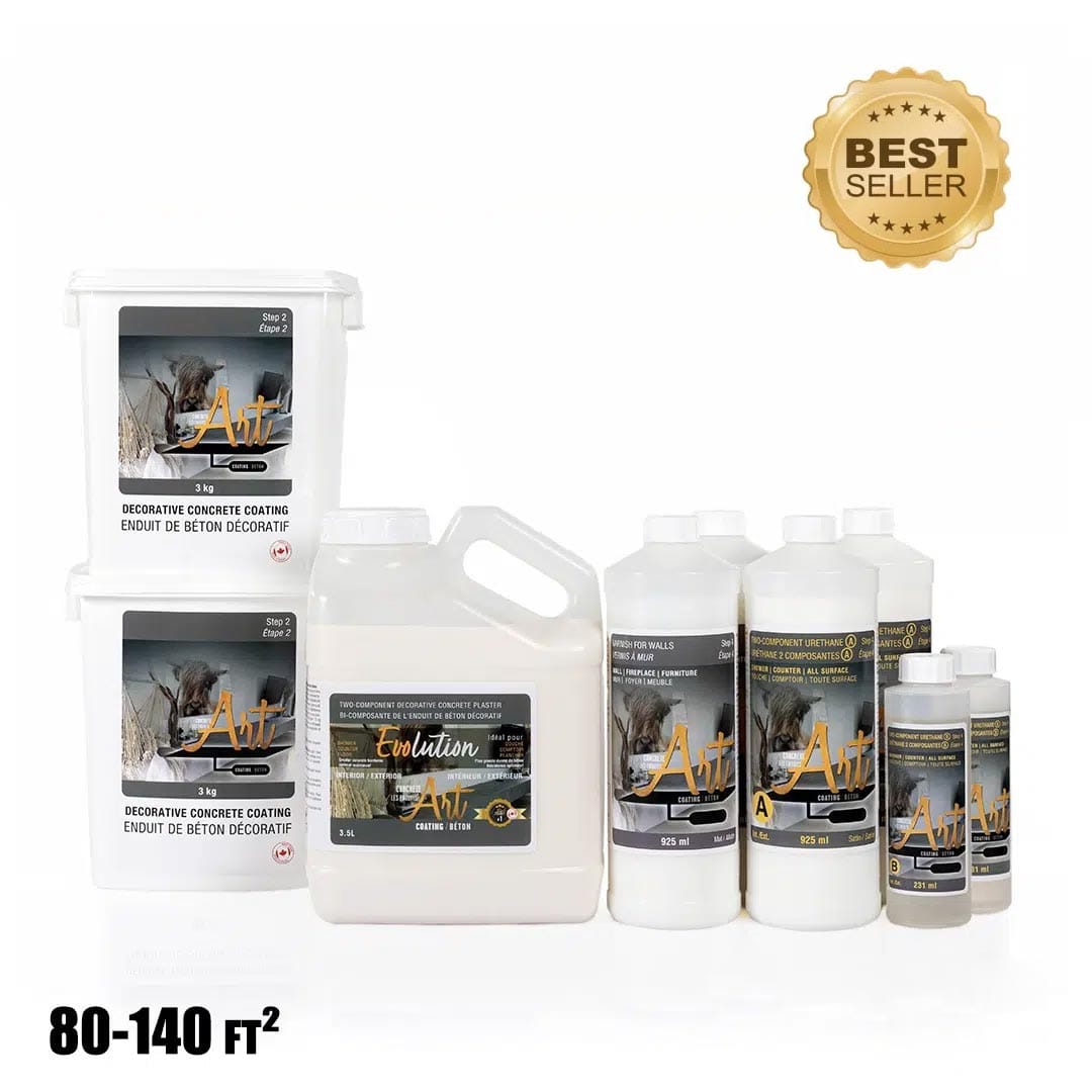 EVOLUTION KIT Urethane SHOWER / COUNTERTOPS / FLOOR and all surfaces ...