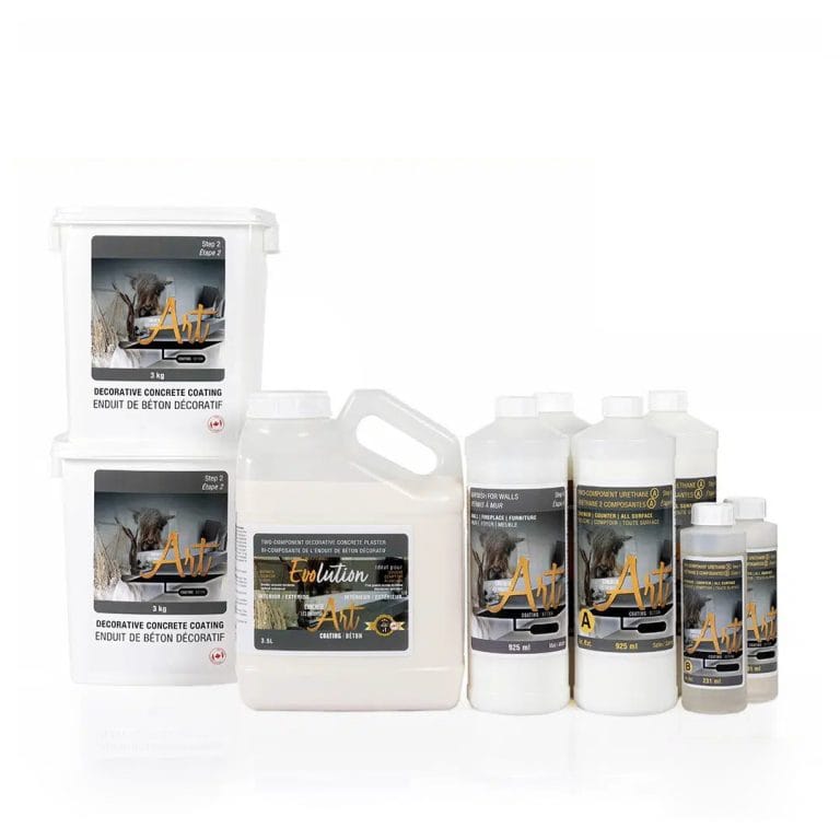 KIT ÉVOLUTION Uréthane (douche, comptoir, plancher) - ART BÉTON